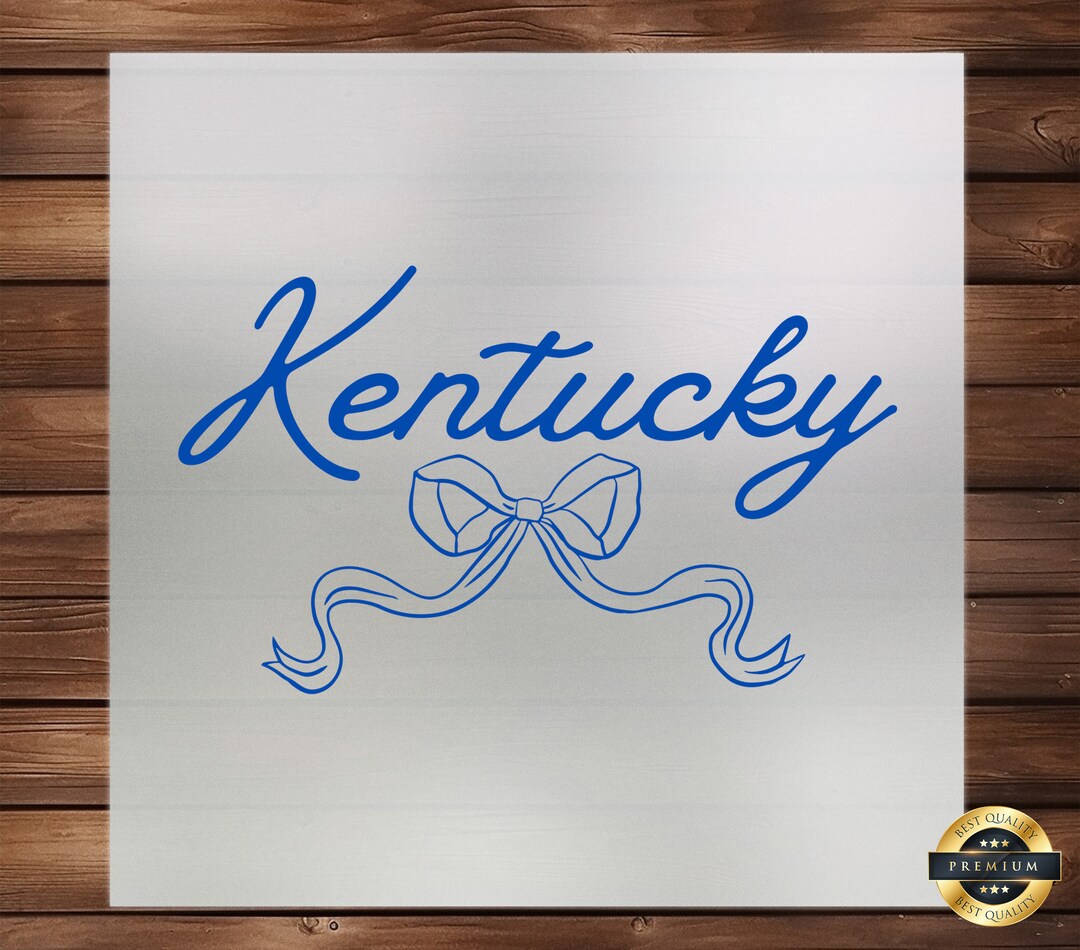 Kentucky Royal Blue DTF Transfer: Bluegrass State Apparel - Etsy