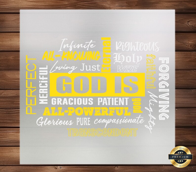 God is Eternal DTF Transfer: Inspirational Religious Design - Etsy