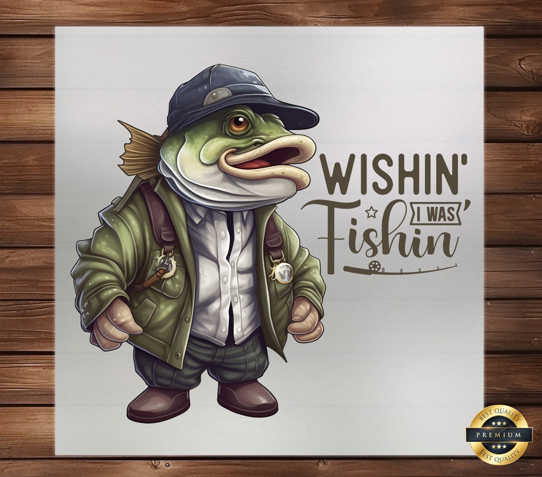 Bass Fishing DTF Transfer, Dynamic Design for Fishing Enthusiasts ...