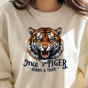 Once a Tiger Always a Tiger DTF Transfer: Alumni School Pride - Etsy