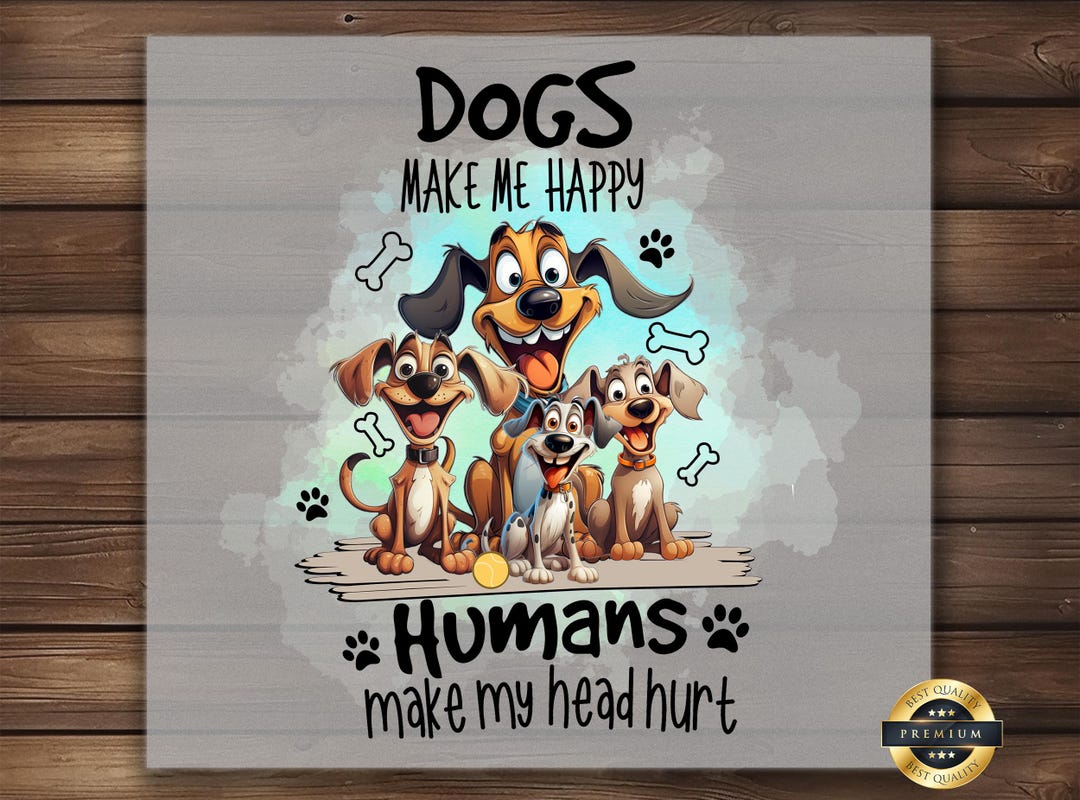 Funny Dogs DTF Transfer: Iron-on Design for Pet Lovers - Etsy