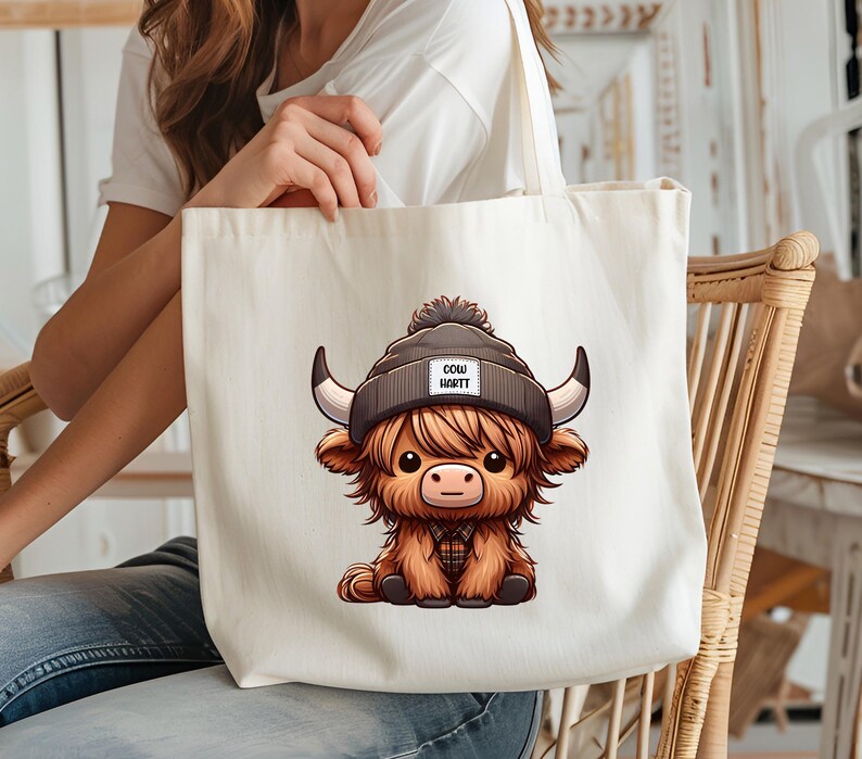 Highland Cow Baby DTF Transfer, Ready to Press Iron on Decal - Etsy