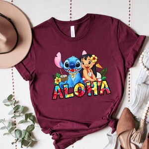 Aloha Stitch DTF Transfer, Cute Summer Design, Easy Iron on Decal ...