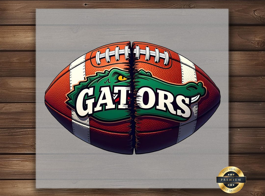 Gators Football DTF Transfer: Bold Gator Design, DIY Apparel Print - Etsy