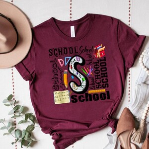 School DTF Transfer, School Apparel, Ready to Press, Iron on Decal ...