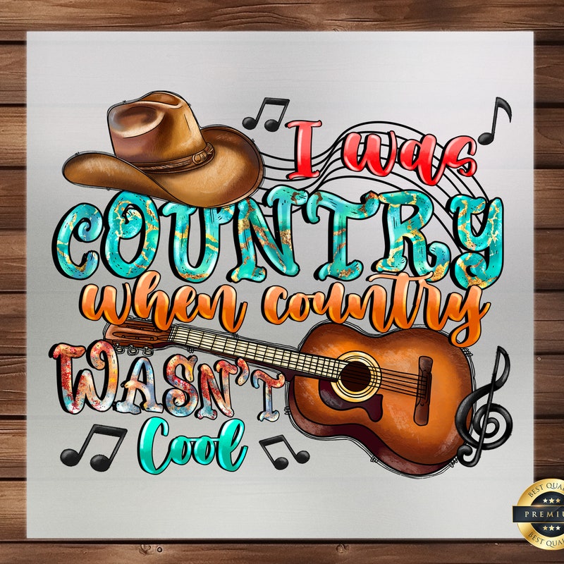 Country Music Decal - Etsy