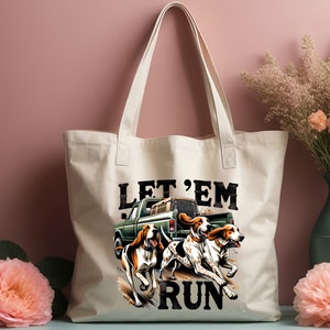 Gun Dog 'let 'em Run' DTF Transfer, Hunting Passion Design, Easy ...