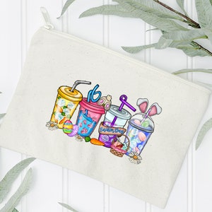 Easter Loaded Tea Cups DTF Transfer, Easter Drink-themed Design, Easy ...
