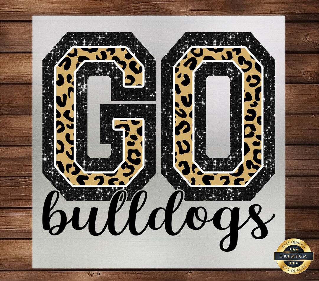 GO Bulldogs DTF Transfer, High-quality Iron on Decal, Perfect for ...