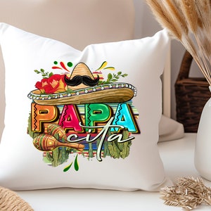 Papacita Mexican Day DTF Transfer, Festive Design for Apparel, Mexican ...