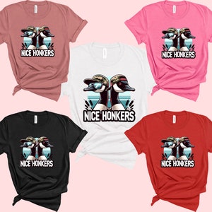 Nice Honkers DTF Transfer, Goose Hunter Theme Design for Apparel, Easy ...