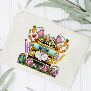 Easter Day School Bus DTF Transfer, Fun Easter Design, Easy Application ...