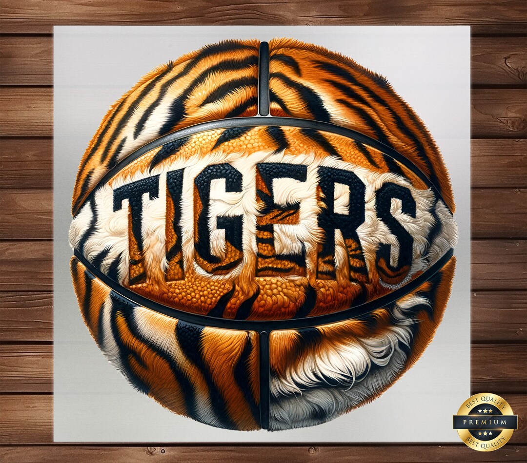 Tigers Basketball DTF Transfer, Basketball Design, Show Your Team ...