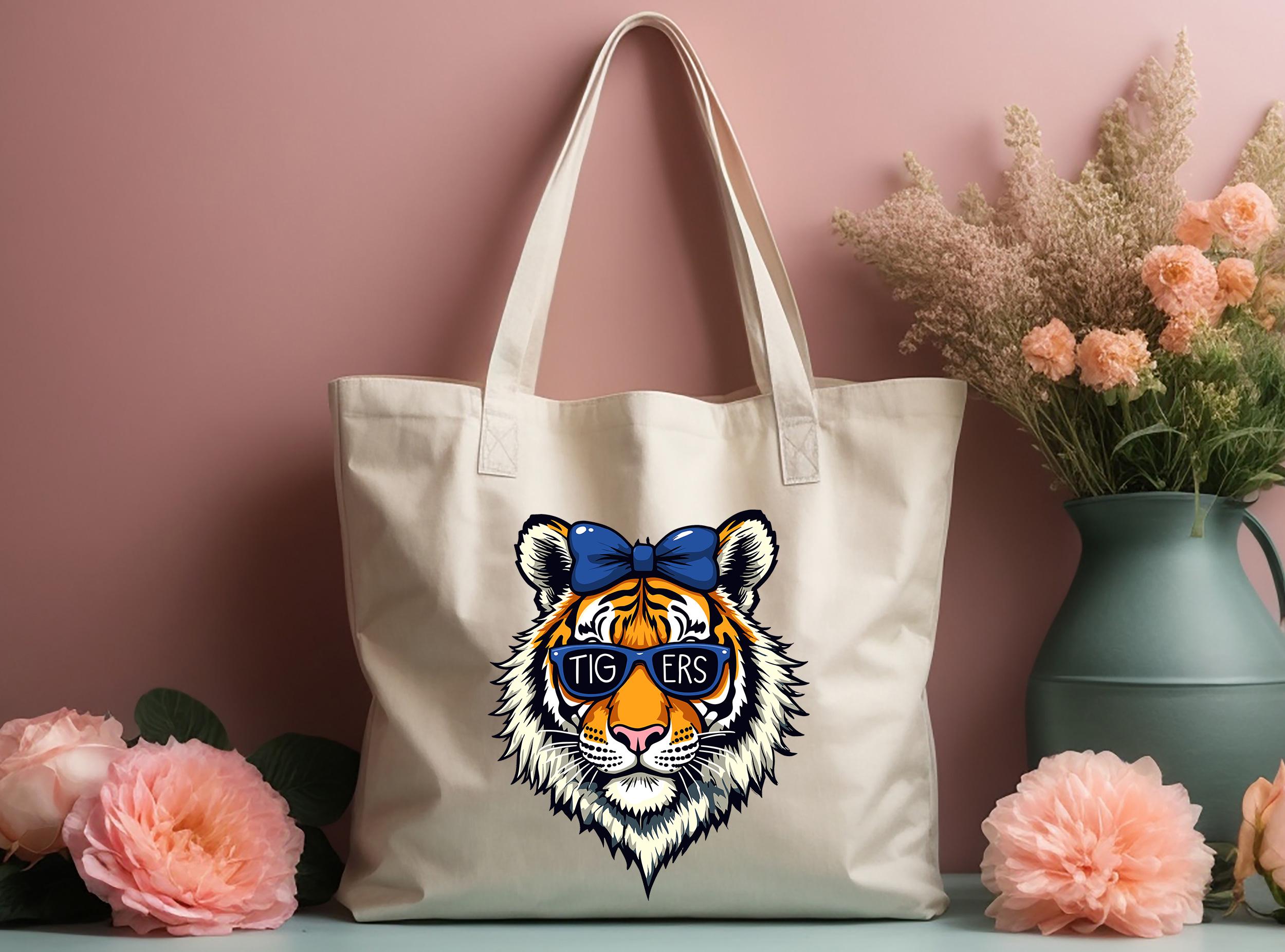 Cute Tiger DTF Transfer, Sunglasses, Bow, DIY Print - Etsy