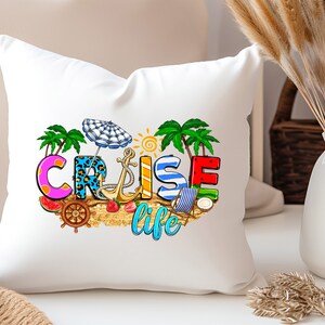 Cruise Life DTF Transfer: Nautical Vacation Design - Etsy