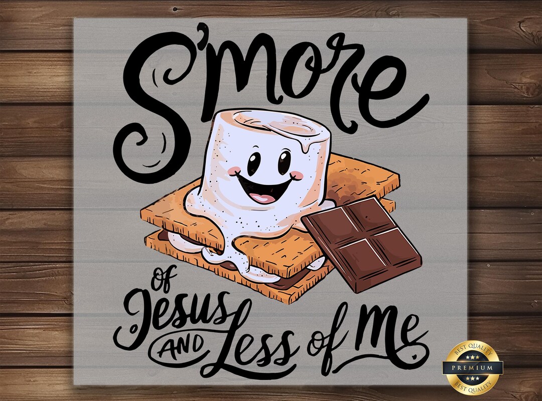 Cute S'mores DTF Transfer, Campfire Iron-on Design - Etsy