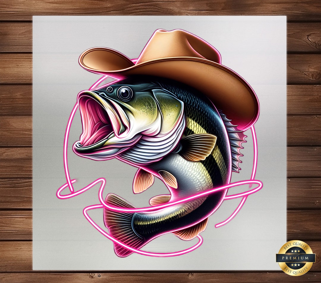 Neon Fishing DTF Transfer, Girls Fishing Design, Ready Press, Iron on ...