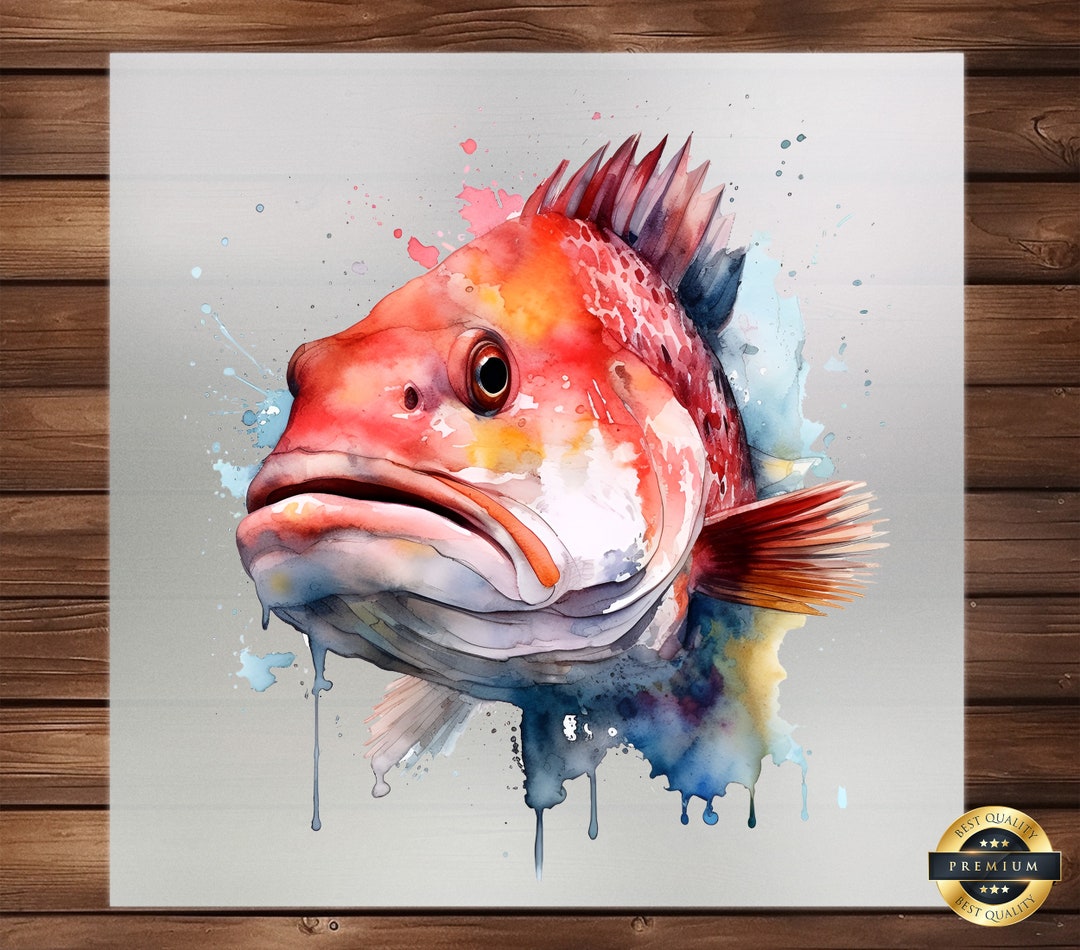 Red Snapper Hunting DTF Transfer, Angler's Pride, Easy Application ...