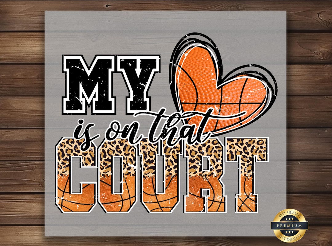Leopard Print Basketball Heart DTF Transfer: Sporty Mom Iron-on - Etsy