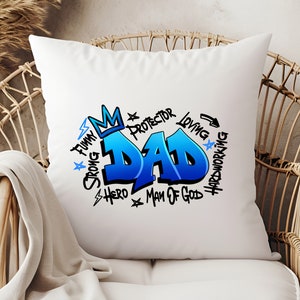 Dad Graffiti DTF Transfer, Father Graffiti, Iron on Decal, Ready to ...