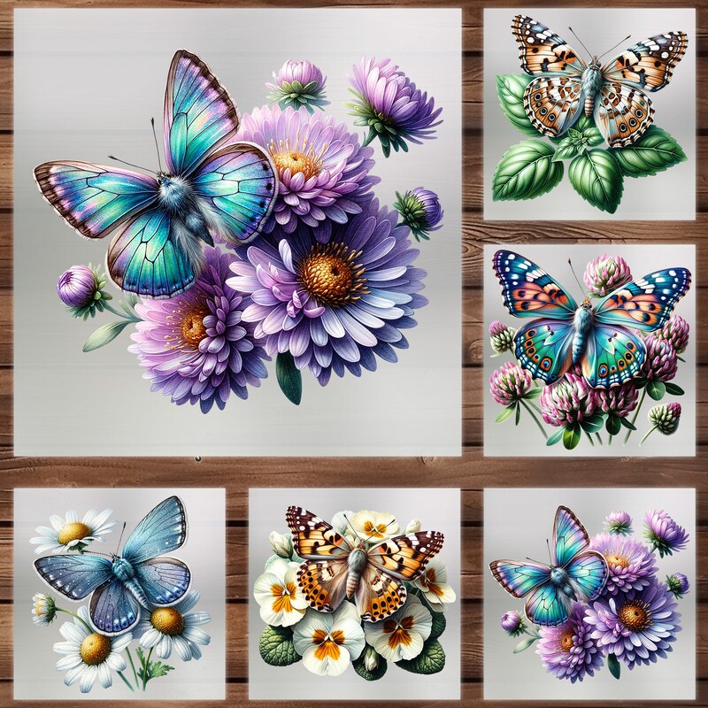 Flower Transfers - Etsy