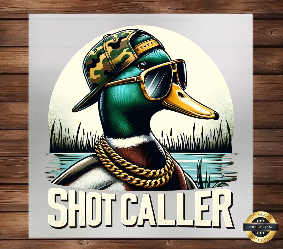 Shot Caller Duck Hunt DTF Transfer: Dynamic Design for Duck Hunting ...