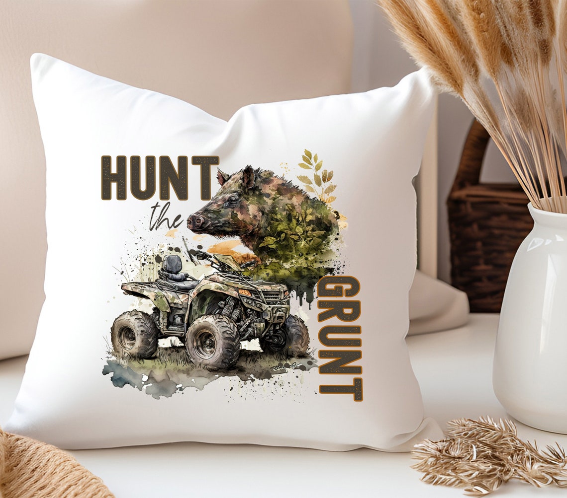 Hunt the Grunt DTF Transfer: Bold Hunting Apparel Design - Etsy