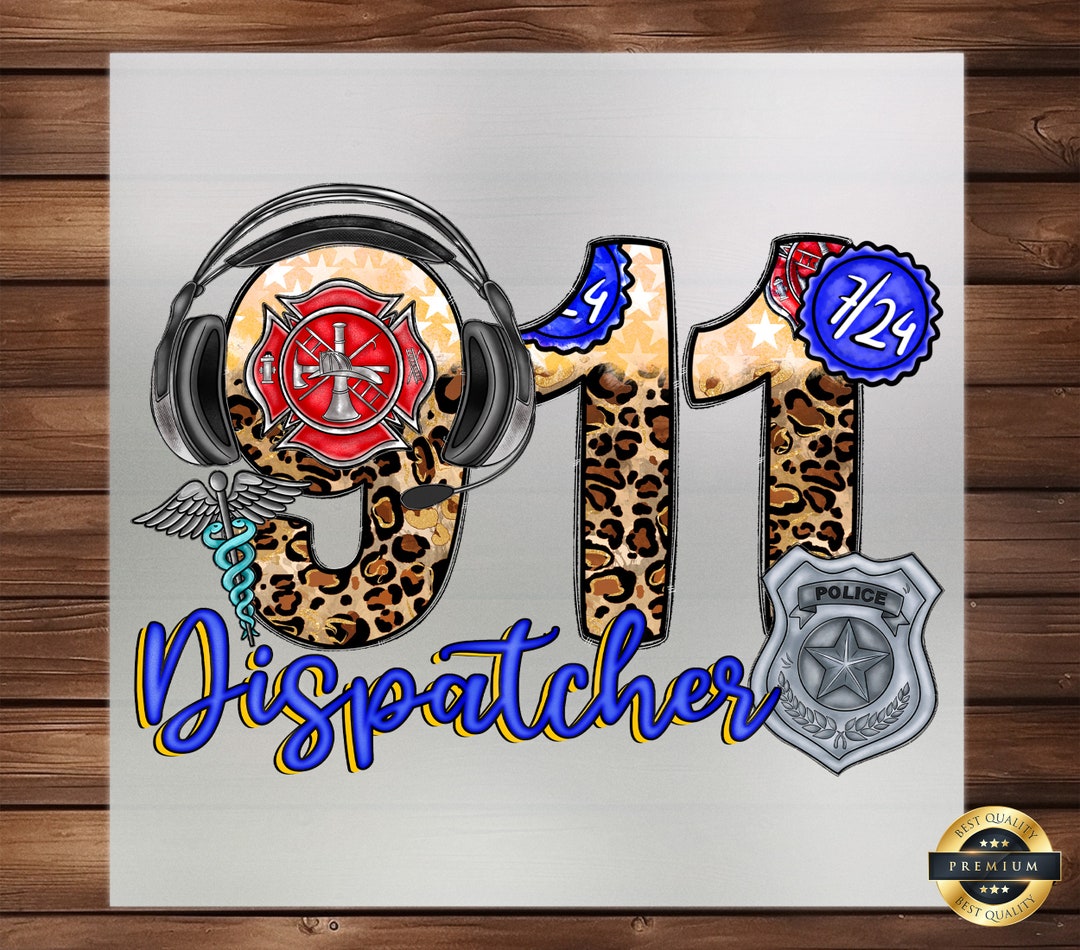 911 Dispatcher DTF Transfer: Emergency Response Apparel Print - Etsy