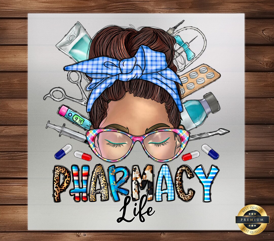 Pharmacy Life DTF Transfer: Fun Medical Apparel Decal - Etsy