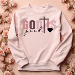 God is Good DTF Transfer, Christian Faith Quote Iron on Print - Etsy