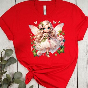 Baby Spring Fairy Clipart: DTF Transfer for Kids Apparel - Etsy