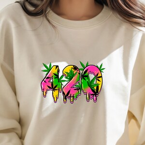 420 DTF Transfer, Cannabis Design, Marijuana DTF, Smoking Weed, Ready ...