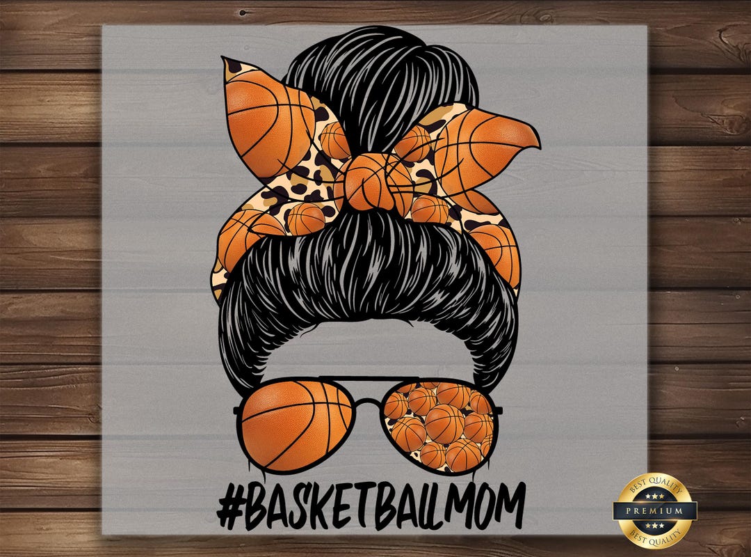Basketball Mom Bandana DTF Transfer: Leopard Print Iron-on - Etsy
