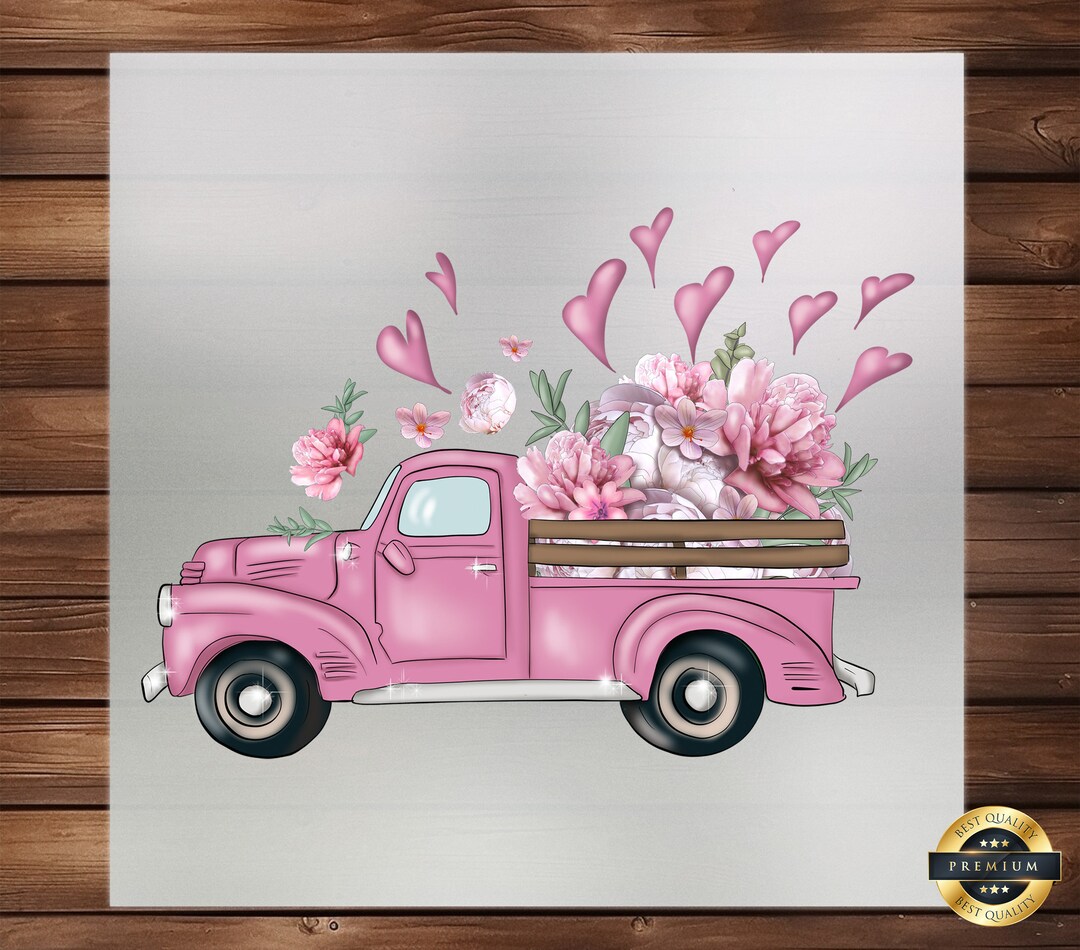 Love Truck DTF Transfer Celebrate Love and Adventure With a Charming ...
