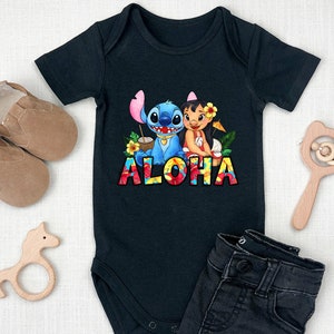 Aloha Stitch DTF Transfer, Cute Summer Design, Easy Iron on Decal ...