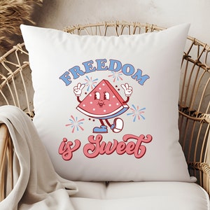 Freedom is Sweet DTF Transfer: 4th of July Iron-on Decal - Etsy