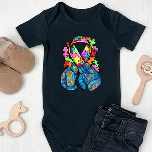 Autism Awareness Boxing Gloves DTF Transfer: Supportive Iron-on Design ...