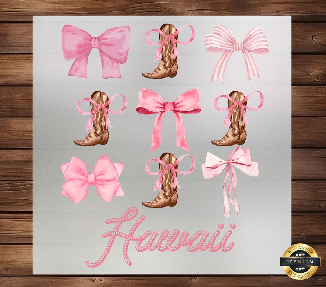 Hawaii Rope DTF Transfer, Tropical Island Style Design, High-quality ...