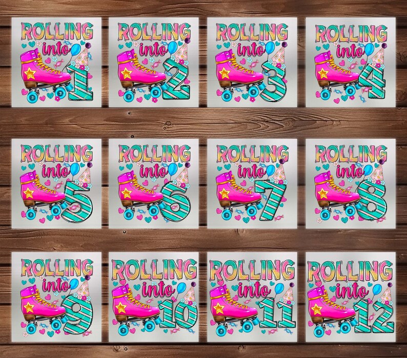 Birthday Rolling Into DTF Transfer: Kids Apparel Design - Etsy