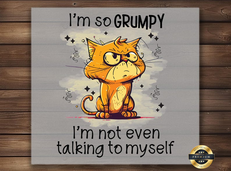 Grumpy Cat DTF Transfer: Funny Iron-on Heat Transfer - Etsy