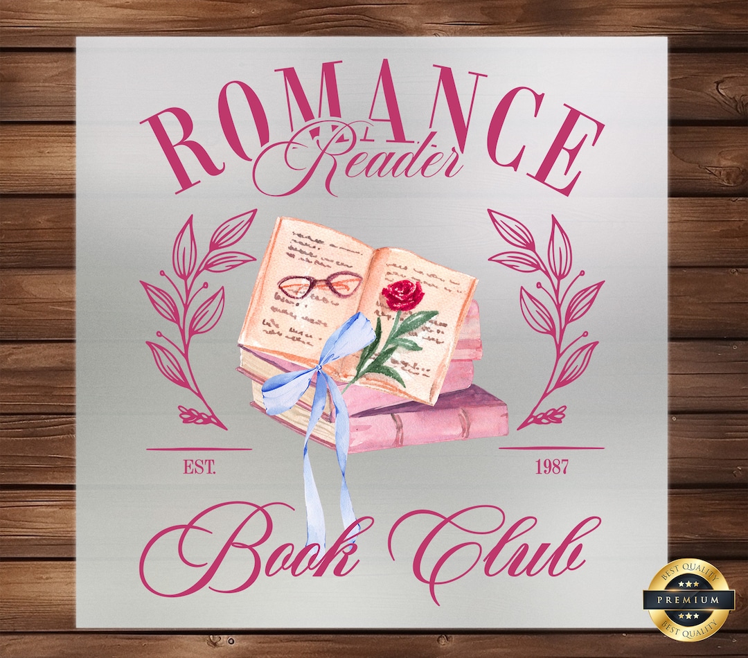 Coquette Book Club DTF Transfer, Stylish Tribute to Literary ...