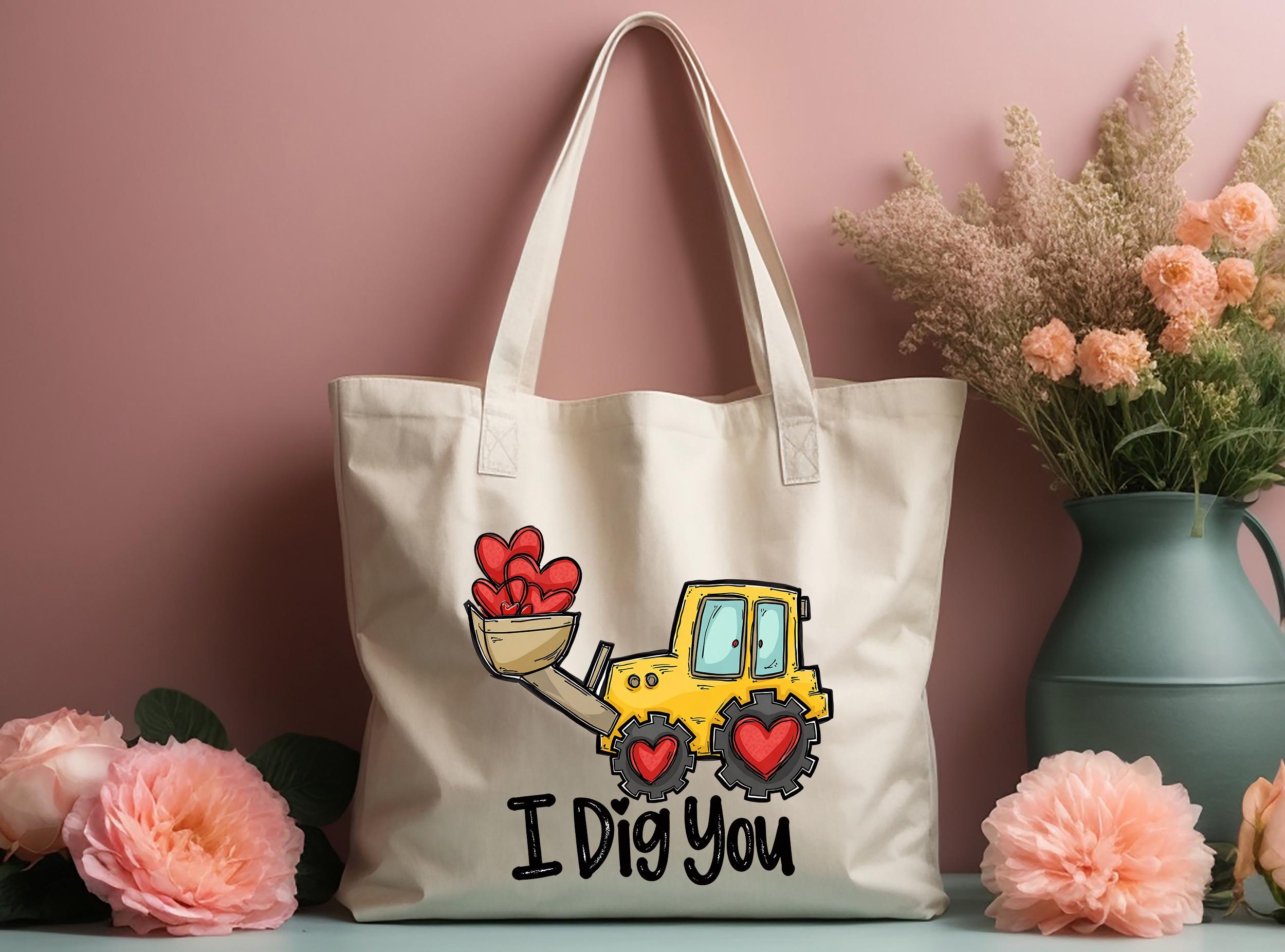 I Dig You DTF Transfer: Heart Truck, Valentine's Day Apparel - Etsy
