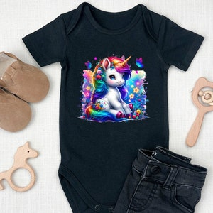 Baby Unicorn DTF Transfer: Adorable Magical Design - Etsy