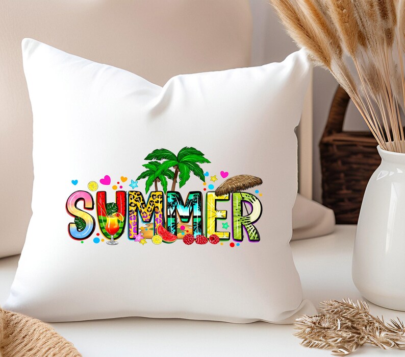 Summer Fun DTF Transfer: Radiant Beach Design - Etsy