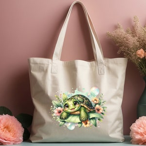 Baby Sea Turtle DTF Transfer, Adorable Marine Design, Perfect for ...