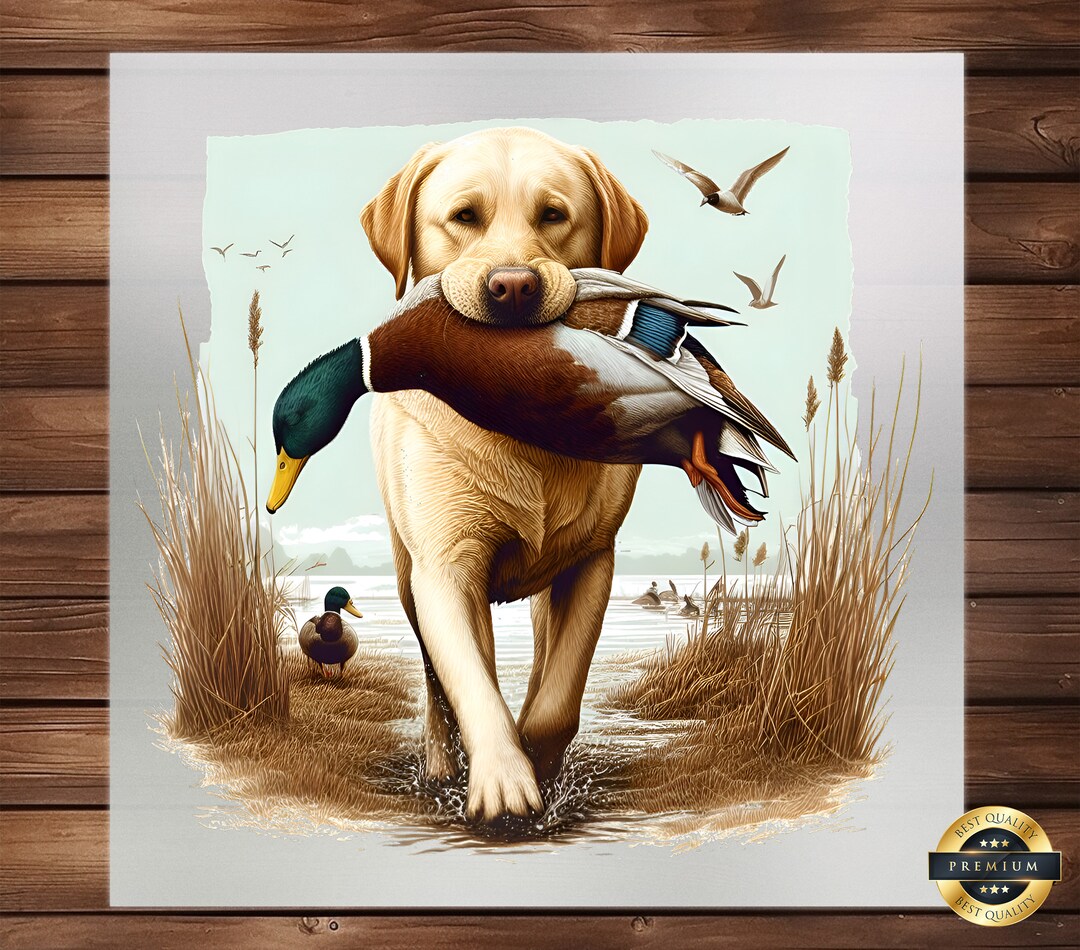 Golden Labrador Retriever DTF Transfer: Dog Lover's Gift, Ready to ...