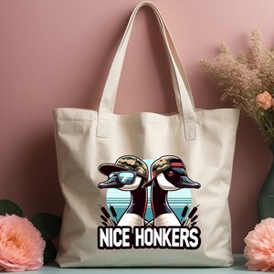Nice Honkers DTF Transfer, Goose Hunter Theme Design for Apparel, Easy ...