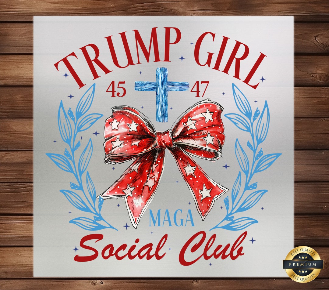 Trump Girl DTF Transfer, Ready to Press, Iron on Decal, Political ...