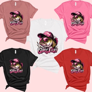 Reel Girls Fish DTF Transfer: Empowering Women Anglers - Etsy