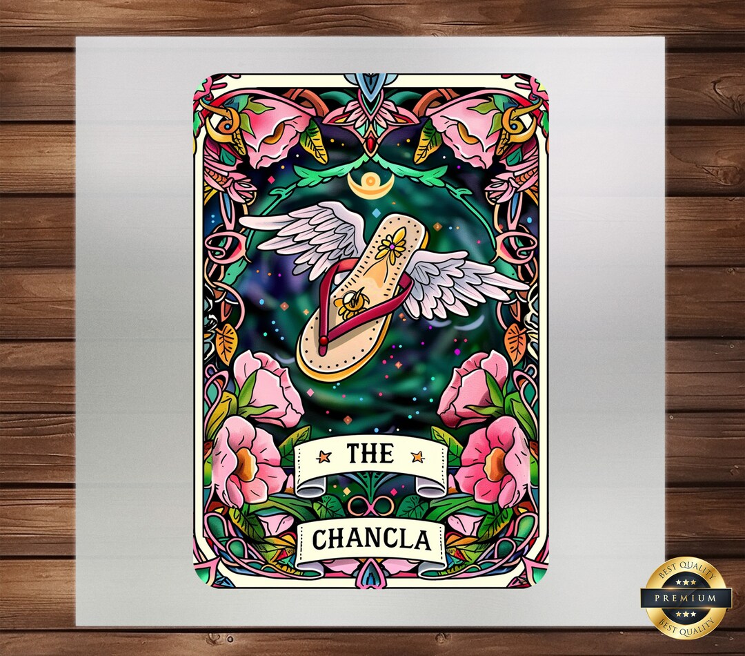 The Chancla Tarot Card DTF Transfer, Ready to Press, Iron on Decal ...